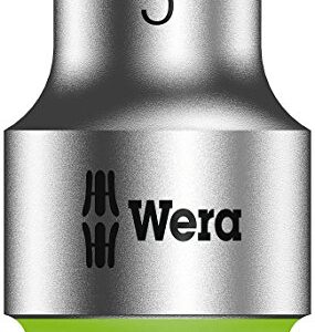 Wera Tools 05003883001 Belt 4 Sock Set 1/4" drv 9 Pieces, One Size, Multi