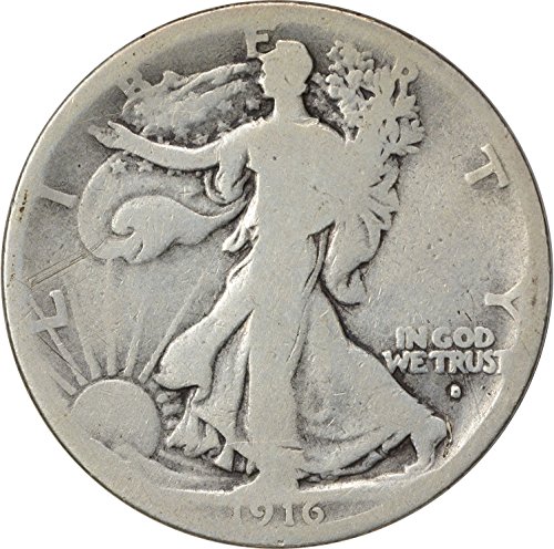 1916-D Walking Liberty Half Dollar G Uncertified