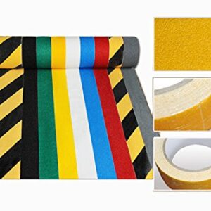 Black Yellow Anti Slip Tape Printed"Watch Your Step" 1.97 Inch x 16.4 Foot Anti-Slip Tape, Floor Tape,Stairs Tape,Safety Tape Roll (Black Yellow)