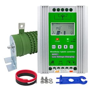 original factory 1400w 12v/24v off grid mppt wind solar hybrid charge controller design for 0- 800w wind with 0- 600w solar panel system with booster function and dump load