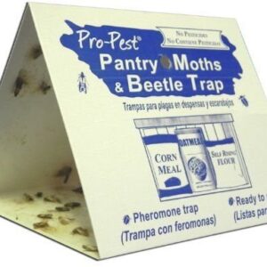 Pro-Pest Pantry Moth Traps - 8 Ready to Use Pre-baited Traps (4 Packs of 2 Traps)