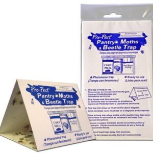 Pro-Pest Pantry Moth Traps - 8 Ready to Use Pre-baited Traps (4 Packs of 2 Traps)