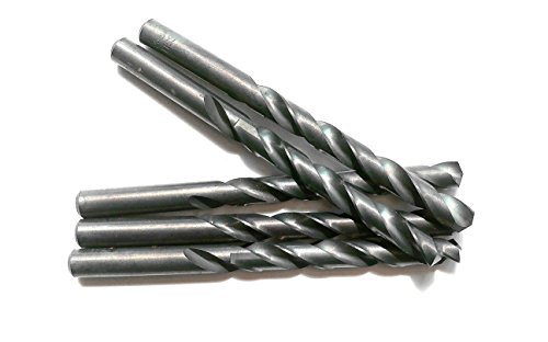 5PCS 29/64" Inch HSS General Purpose Heavy Duty Jobber Twist Drill Bits,Black oxide,ideal for drilling on mild steel, copper, Aluminum, Zinc alloy etc. (29/64)