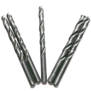 5PCS 29/64" Inch HSS General Purpose Heavy Duty Jobber Twist Drill Bits,Black oxide,ideal for drilling on mild steel, copper, Aluminum, Zinc alloy etc. (29/64)