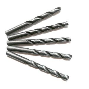 5PCS 29/64" Inch HSS General Purpose Heavy Duty Jobber Twist Drill Bits,Black oxide,ideal for drilling on mild steel, copper, Aluminum, Zinc alloy etc. (29/64)