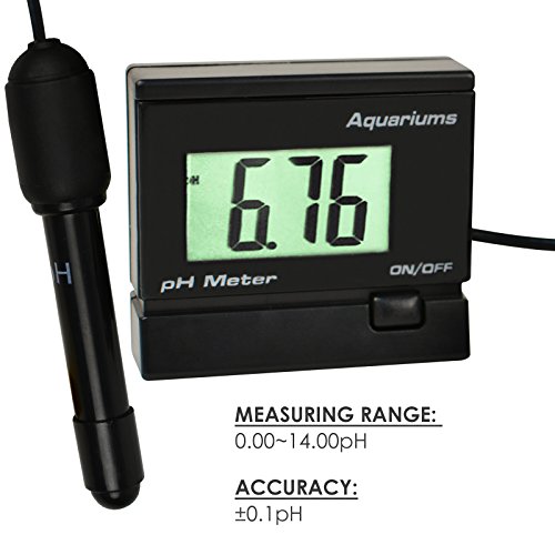 Digital pH Monitor Meter ATC 0~14.00pH Replaceable Electrode Probe BNC Water Quality Monitoring Tester Kit Aquarium Hydroponics Spa Tank Pool Laboratories