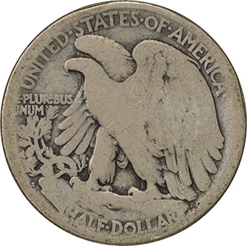 1921-S Walking Liberty Half Dollar, AG, Uncertified