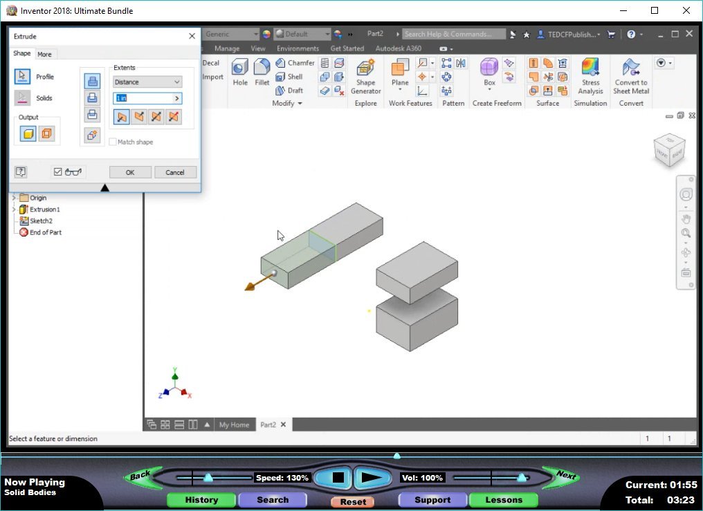 Autodesk Inventor 2017-18: Solid Modeling – Video Training Course