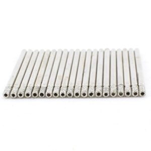 jingling 2.5mm 3/32" inch diamond small drill bit hole saw masonry tools for glass tile stone pack of 20pcs