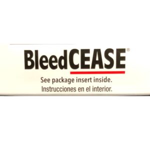 BleedCEASE First Aid, White, 5 Count