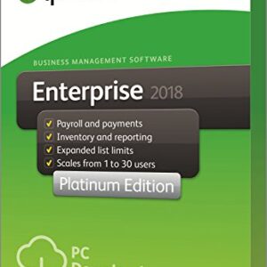 QuickBooks Enterprise 2018 Platinum Edition, 5-User (1-year subscription)