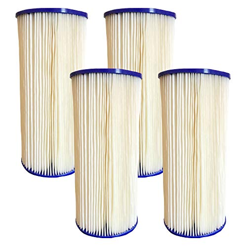 Think Crucial Replacement Water Filter – Compatible with GE FXHSC Whole House Pre-Filtration Sediment Filter, Culligan R50-BBSA, Pentek R50-BB, DuPont WFHDC3001 – Fits Most GE Models – Bulk (4 Pack)