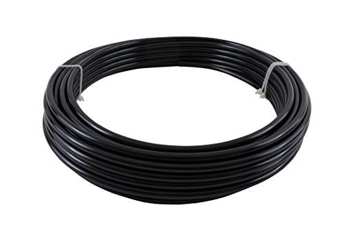 Mytee Products 5/8" OD x 50' Black SAE J844 Nylon Air Brake Tubing DOT Approved | Pneumatic Nylon Air Line Hose for Air Brake System