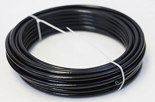 Mytee Products 5/8" OD x 50' Black SAE J844 Nylon Air Brake Tubing DOT Approved | Pneumatic Nylon Air Line Hose for Air Brake System