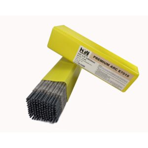 e7018 3/32" - 1/8" - 5/32" x 10 lb premium arc stick electrodes welding rod (5/32" x 14")