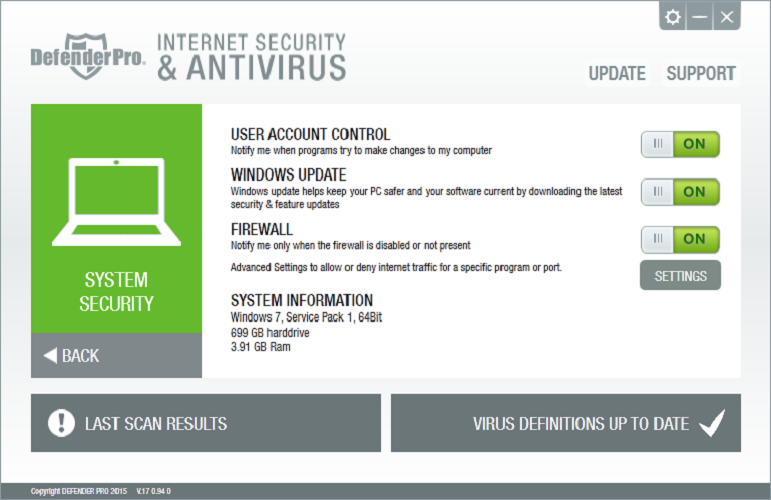 Defender Pro Internet Security [Download]