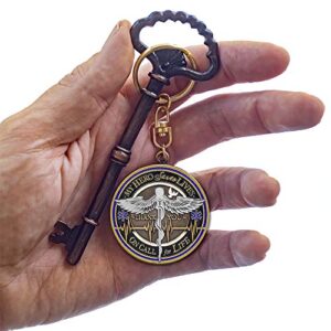 Armor Coin Medical Services EMT EMS Appreciation Key Chain