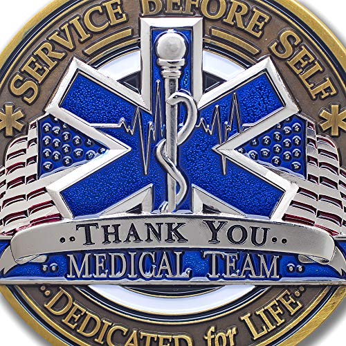 Armor Coin Medical Services EMT EMS Appreciation Key Chain