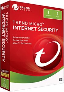 trend micro internet security 2018 1 user [key card]