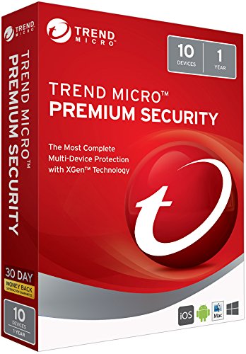 Trend Micro Max Premium Security 2018 10 User [Key Card]