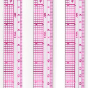 Westcott B-55, 6"/15cm 10ths/Metric Beveled Ruler. (3 pack)