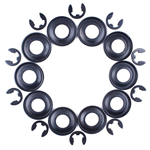 HAISHINE 10Set Clutch Washer E-Clip for Husqvarna 362 365 371 372 385 390 570 575 576 XP Chainsaw #503 75 24-01/503 27 21-01