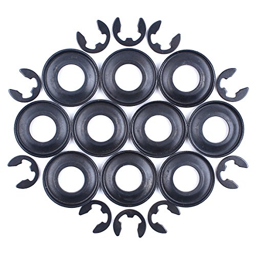 HAISHINE 10Set Clutch Washer E-Clip for Husqvarna 362 365 371 372 385 390 570 575 576 XP Chainsaw #503 75 24-01/503 27 21-01