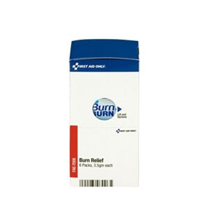 First Aid Only FAE-7006 SmartCompliance Refill Burn Gel Packets, 6 Count