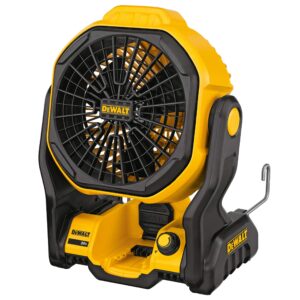 dewalt 20v max cordless fan for jobsite, 11-inch, tool only (dce511b)