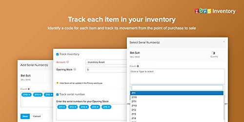 Zoho Inventory [Standard Subscription]