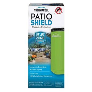 Thermacell Patio Shield Mosquito Repeller; Highly Effective Mosquito Repellent for Patio; No Candles or Flames, DEET-Free, Scent-Free, Bug Spray Alternative; Includes 12-Hour Refill