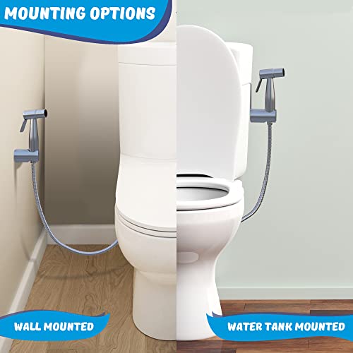 AVAbay Handheld Bidet Sprayer for Toilet - Jet Sprayer for Toilet - Adjustable Water Pressure - Easy to Install Toilet Water Sprayer - Bidet Attachment for Feminine Wash and Cloth Diaper Sprayer