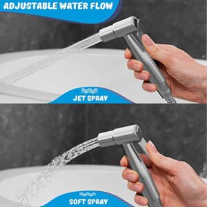 AVAbay Handheld Bidet Sprayer for Toilet - Jet Sprayer for Toilet - Adjustable Water Pressure - Easy to Install Toilet Water Sprayer - Bidet Attachment for Feminine Wash and Cloth Diaper Sprayer