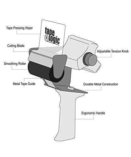 Ship Now Supply Tape Logic Heavy-Duty Carton Sealing Tape Dispenser, 2"