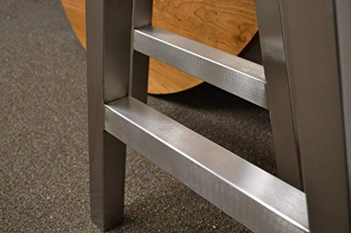 Brushed Stainless Table Legs, A-Frame Style - Any Size