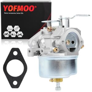 yofmoo adjustable carburetor for tecumseh 640349 640052 640054 hmsk80 hmsk90 lh318sa lh358sa 8hp 9hp 10hp snowblower snow blower generator chipper shredder carb