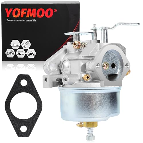 YOFMOO Adjustable Carburetor for Tecumseh 640349 640052 640054 HMSK80 HMSK90 LH318SA LH358SA 8HP 9HP 10HP Snowblower Snow Blower Generator Chipper Shredder Carb