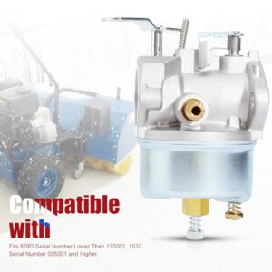 YOFMOO Adjustable Carburetor for Tecumseh 640349 640052 640054 HMSK80 HMSK90 LH318SA LH358SA 8HP 9HP 10HP Snowblower Snow Blower Generator Chipper Shredder Carb