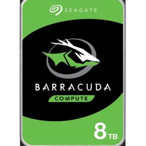 Seagate BarraCuda Internal Hard Drive 8TB SATA 6Gb/s 256MB Cache 3.5-Inch (ST8000DM004),Mechanical Hard Disk