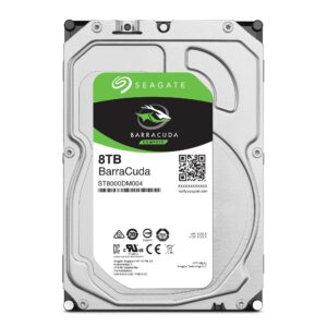 Seagate BarraCuda Internal Hard Drive 8TB SATA 6Gb/s 256MB Cache 3.5-Inch (ST8000DM004),Mechanical Hard Disk