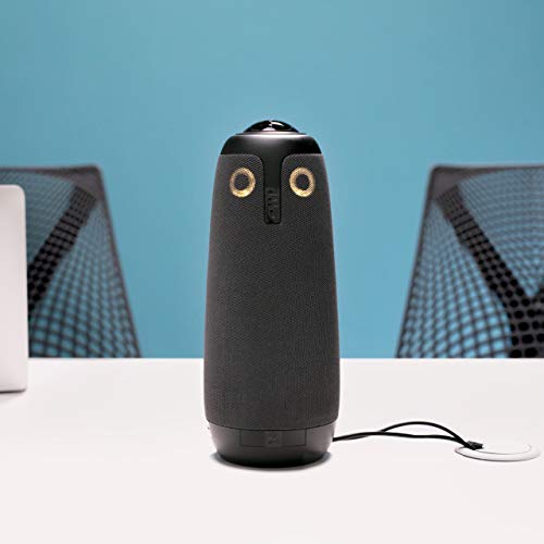 Owl Labs Meeting Owl - 360 Degree, 720p Video Conference Camera, Microphone, and Speaker (Automatic Speaker Focus, Perfect for Huddle Rooms), Black