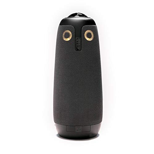 Owl Labs Meeting Owl - 360 Degree, 720p Video Conference Camera, Microphone, and Speaker (Automatic Speaker Focus, Perfect for Huddle Rooms), Black