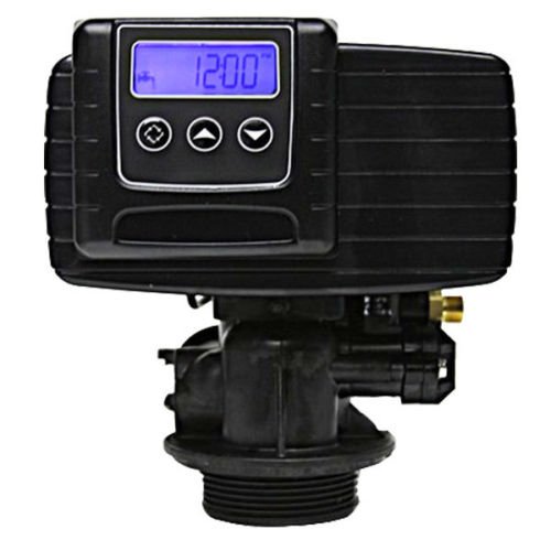 Fleck 5600 SXT Meter Demand Water Softener Grain Capacity 10% Commercial Grade Cation Resin (64,000, Black)