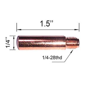 MIG Welding Contact Tips 14-35 0.035" for Tweco #2-No.4 & Lincoln Magnum 200-400A MIG Welding Gun-35PK