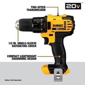 DEWALT 20V MAX Combo Kit, Compact 5-Tool (DCK521D2)