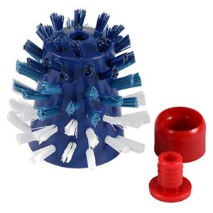 the original pool'n brush sweep hose end tail scrubber / brush (foam replacement) for polaris/pentair pool cleaner . - no splash!