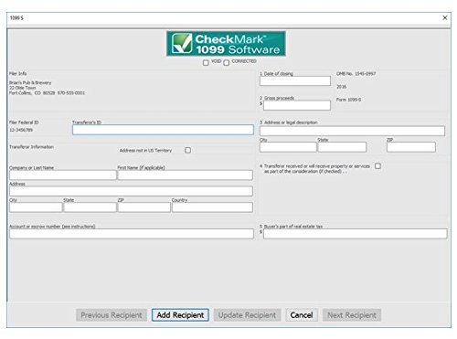 CheckMark 1099 E file Pro Software For MAC (2019 Tax Filing Season)