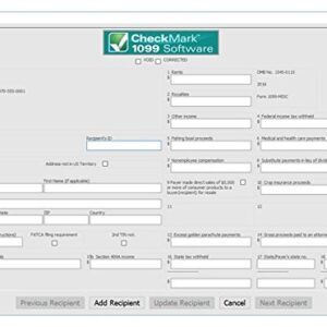 CheckMark 1099 E file Pro Software For MAC (2019 Tax Filing Season)