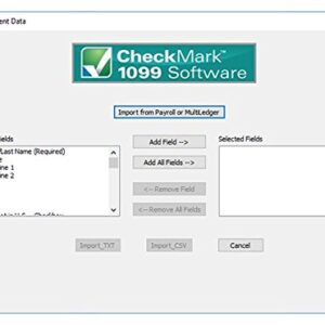 CheckMark 1099 E file Pro Software For MAC (2019 Tax Filing Season)