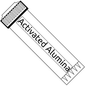 10-inch activated alumina filter for fluoride, arsenic, and lead